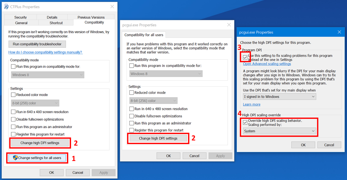 CTPlus scaling on high resolution displays – Kidde Global Solutions Support